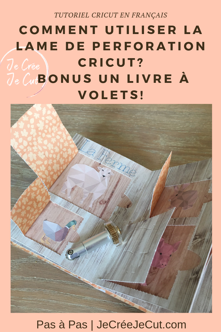 Comment utiliser la lame de perforation Cricut? - Je Crée Je Cut